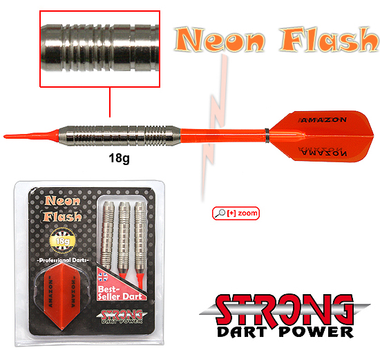 STRONG Neon Flash SOFT DARTS - günstig kaufen - Im Dart Shop dartworld.de